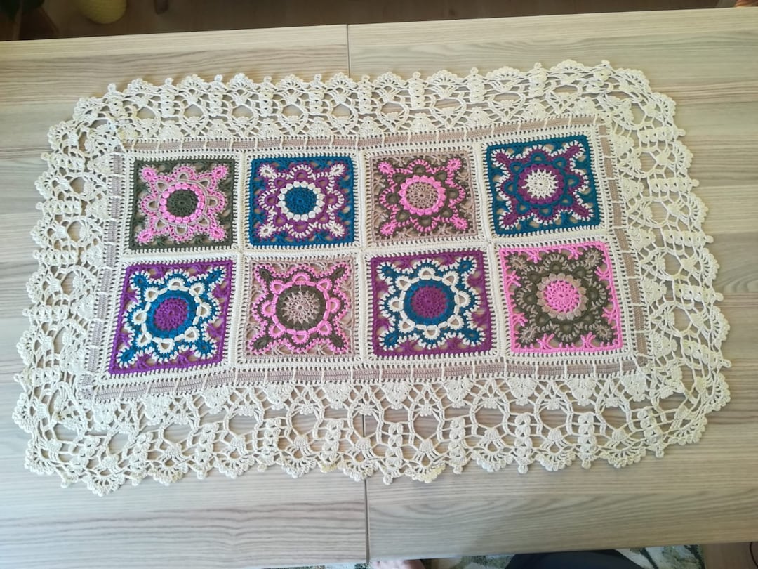 Crochet Table Runner - Handmade Table Runners - Etsy