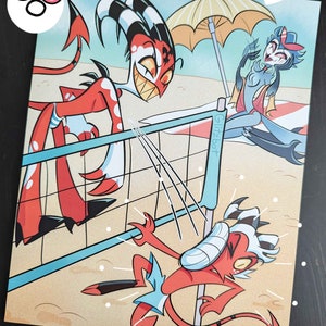 Helluva Boss Summer Fun Print - Etsy