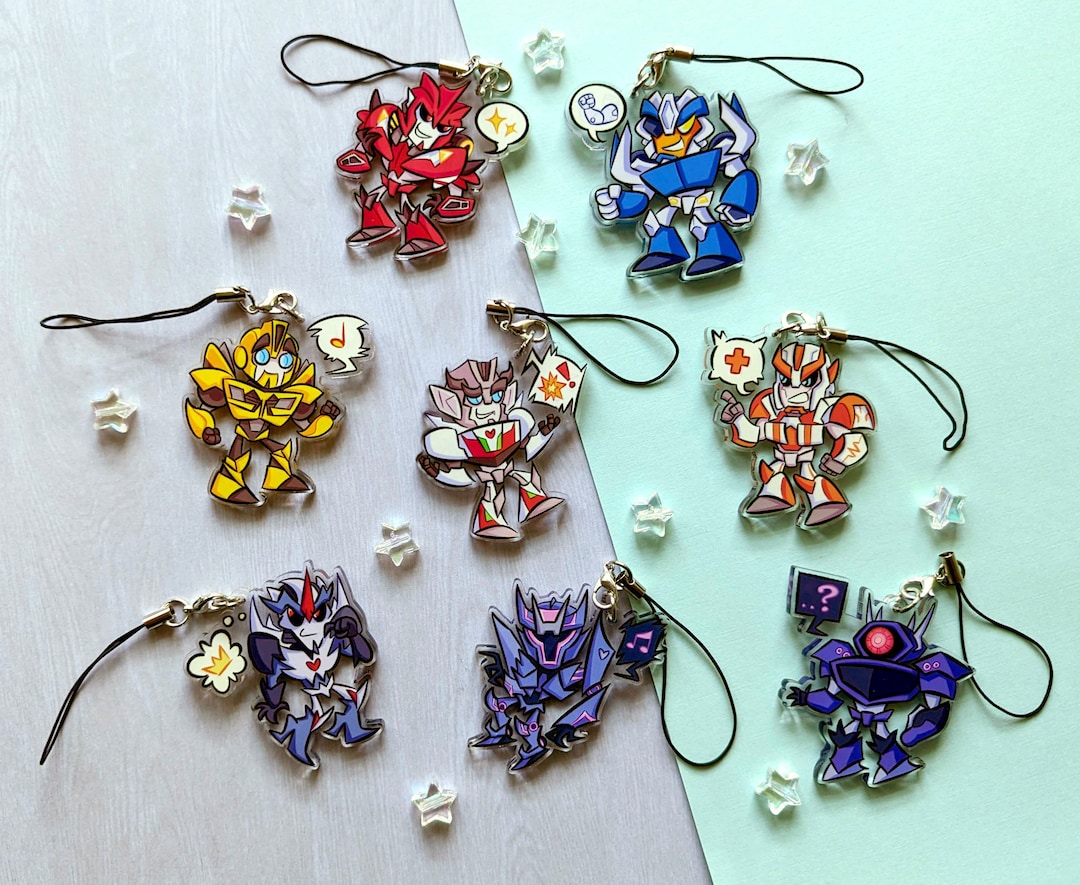 Transformers Prime Acrylic Charms - Etsy