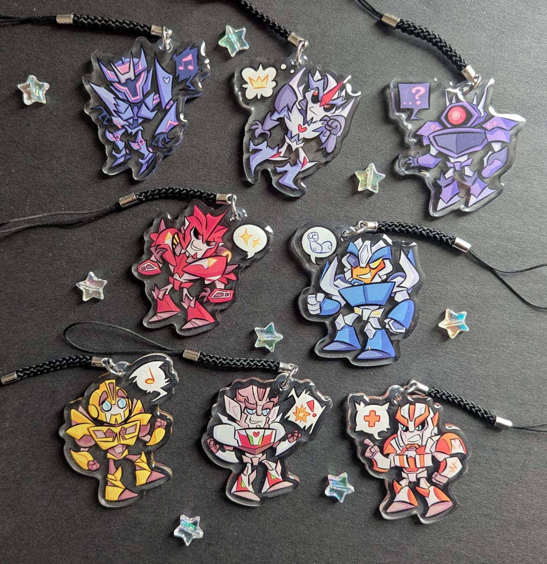Transformers Prime Acrylic Charms - Etsy