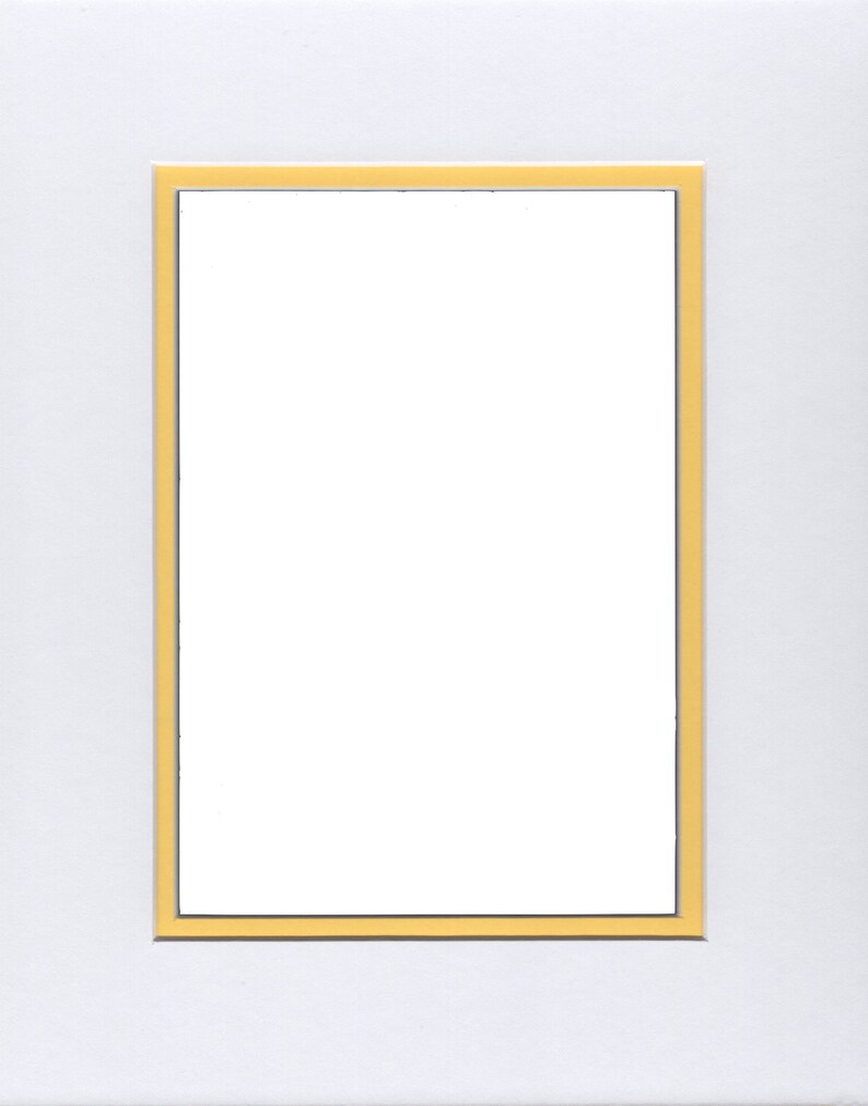 Pack of (2) 24x36 Double Acid Free White Core Picture Mats Cut for ...