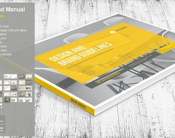 Brand Manual Indesign Template | Etsy