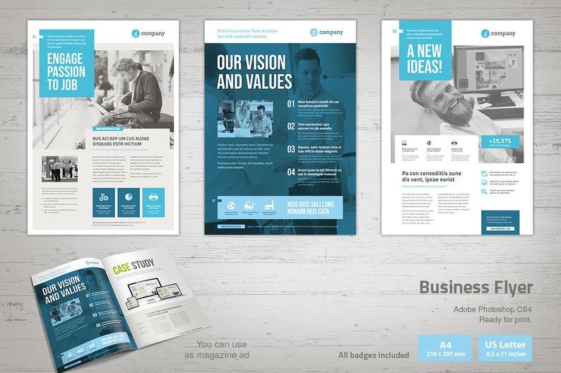 Business Flyer | Indesign Template - Etsy