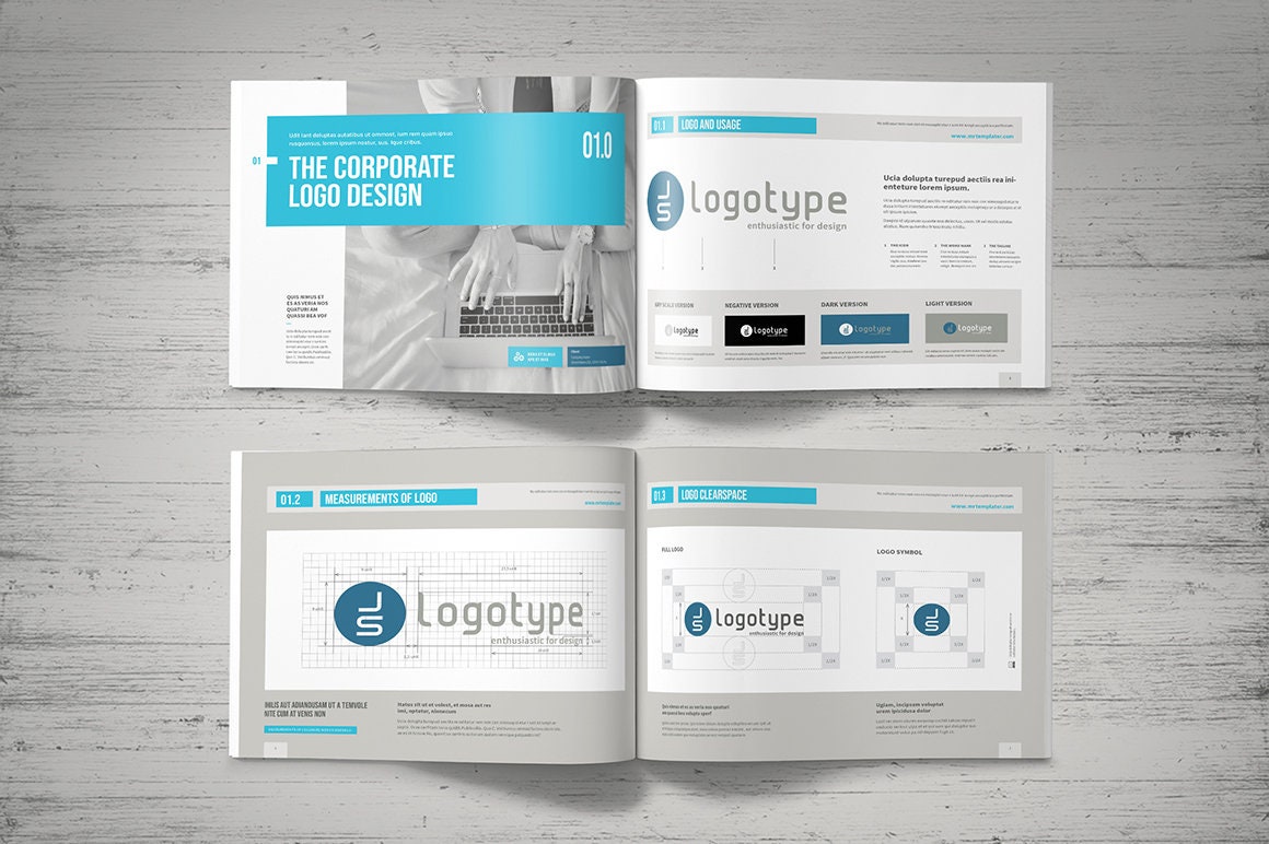 Brand Manual | Indesign Template - Etsy