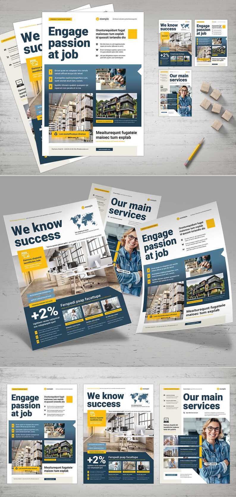 Business Flyer | Indesign Template - Etsy