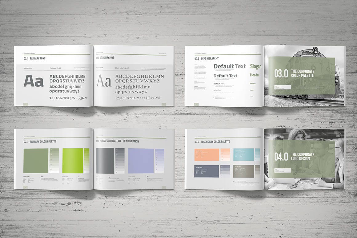 Brand Manual | Indesign Template - Etsy