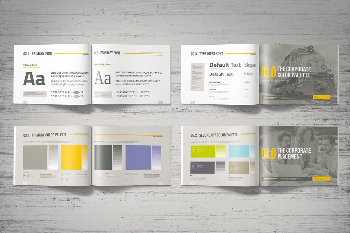 Brand Manual | Indesign Template - Etsy