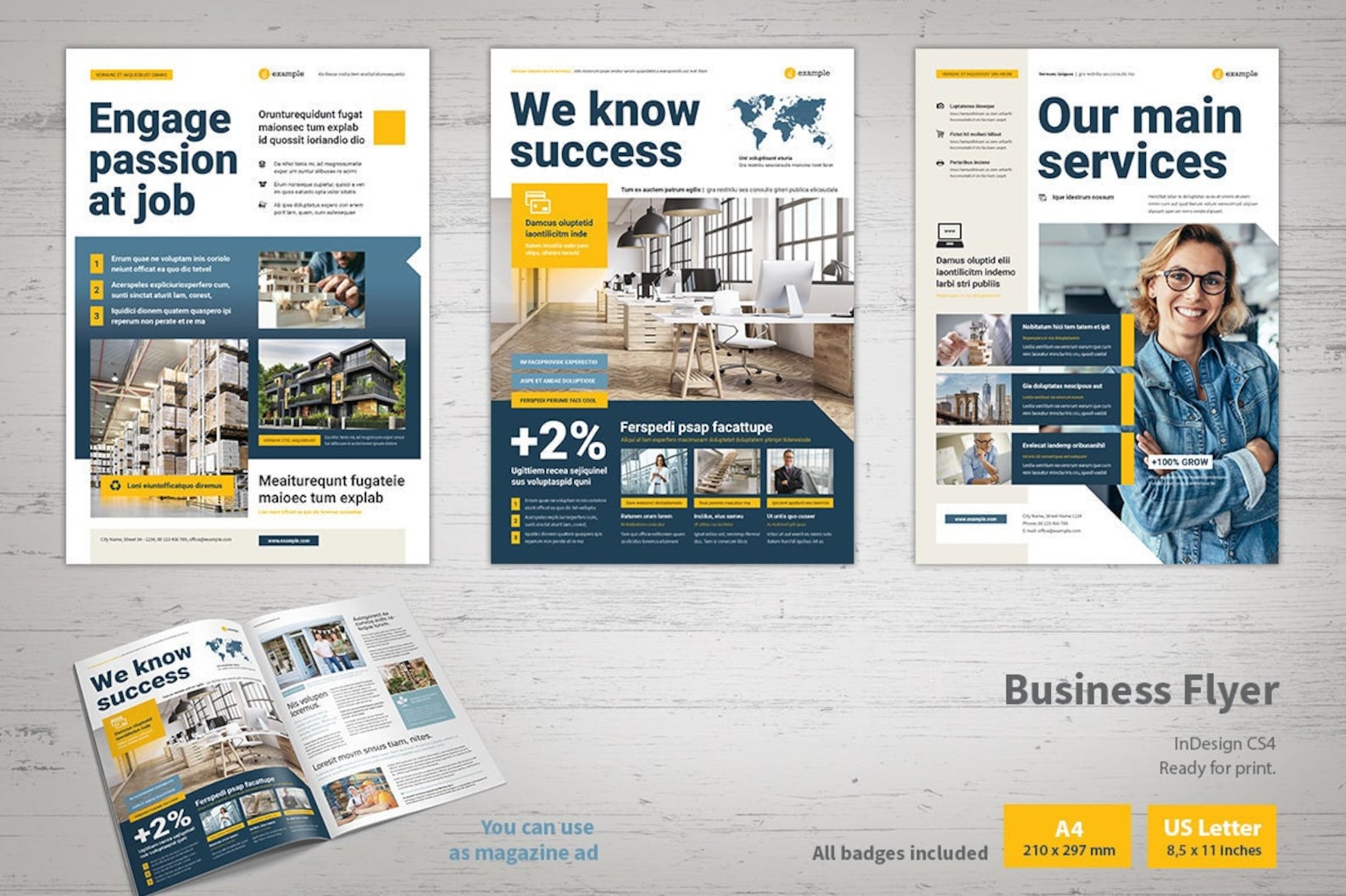 Business Flyer | Indesign Template - Etsy