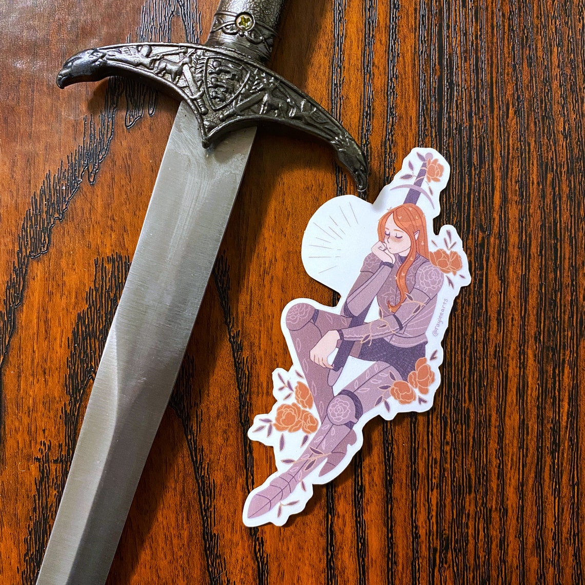 Knight Stickers Clear Glossy Vinyl Die-cut Stickers - Etsy