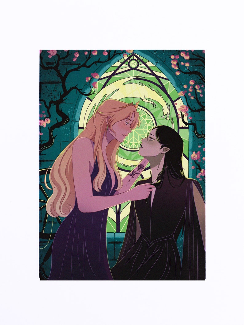 5x7 Print Aurora and Alyce From MALICE Original Art - Etsy
