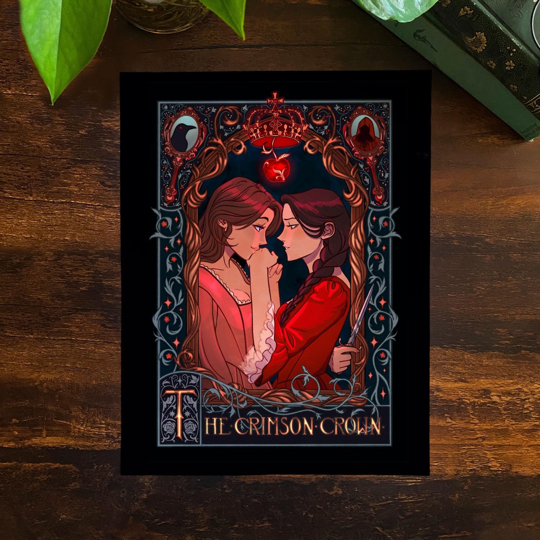 9x12 Signed Print - the Crimson Crown | Original Art, Drawing, Wall Art ...