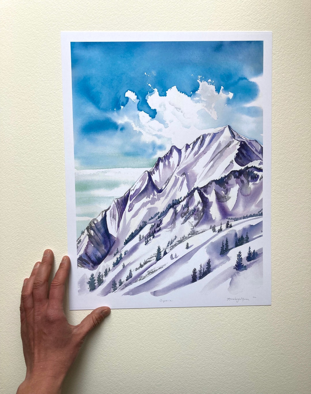 Large Print —mount Superior, Alta, Snowbird, Little Cottonwood ...