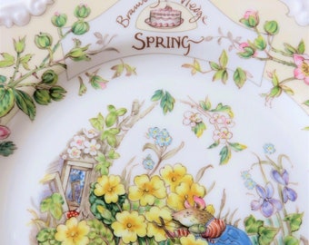 Brambly Hedge summer Royal Doulton Collectable Tea Plate - Etsy