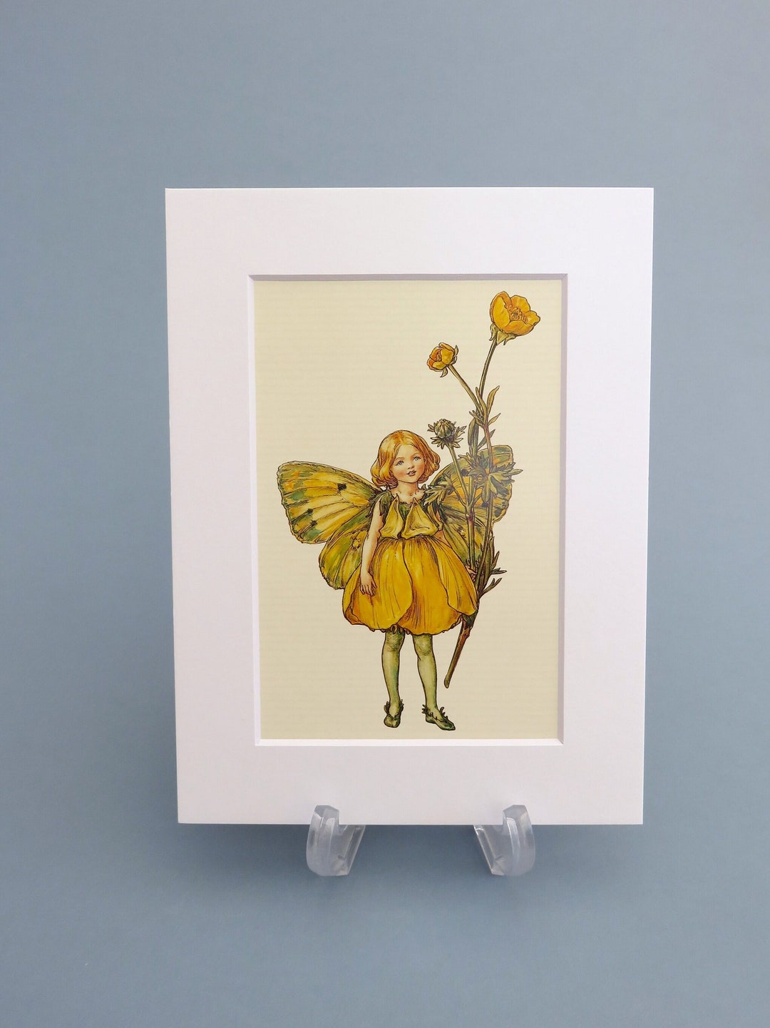 Flower Fairies Vintage Print 6x8 Inch Mounted Illustration of the ...