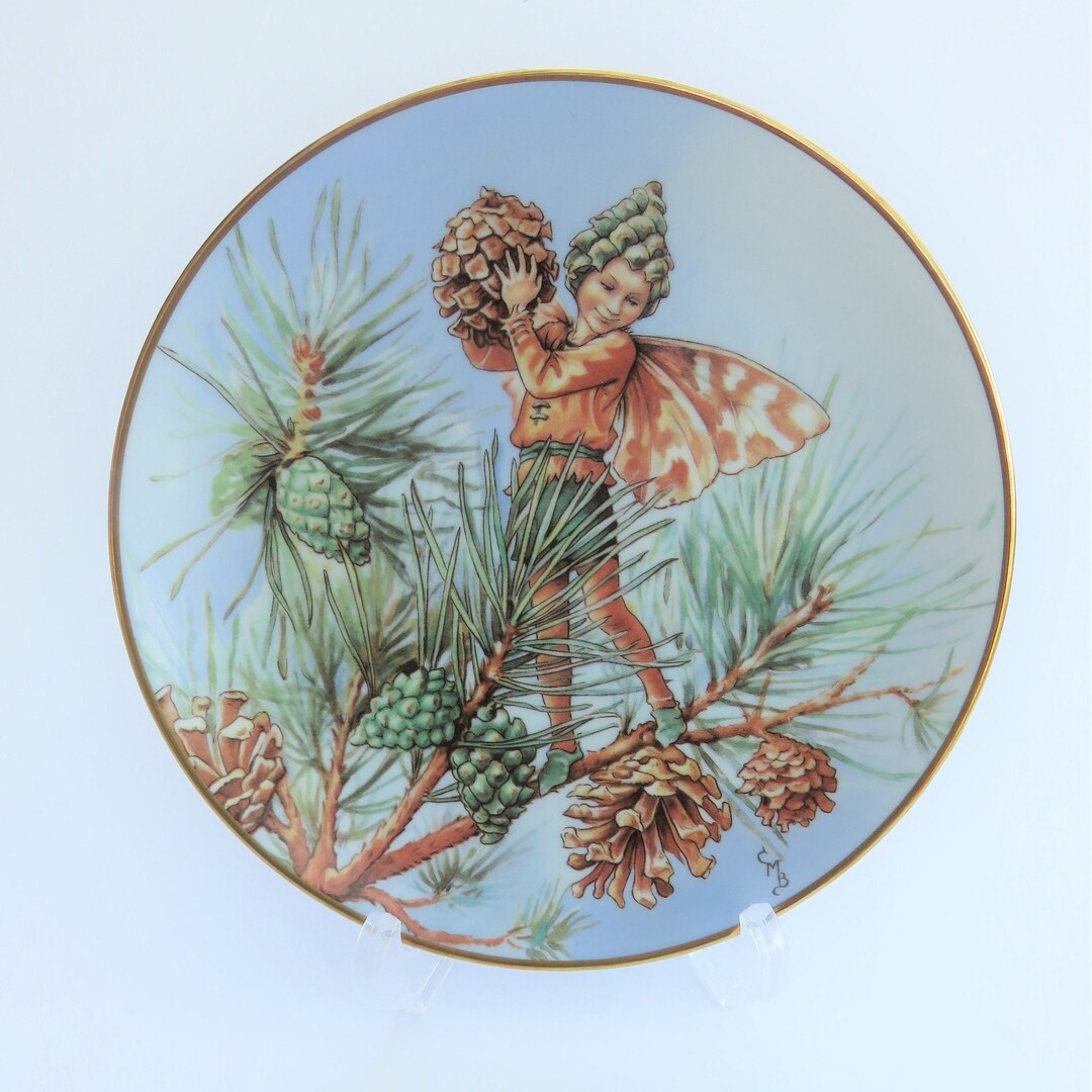 Pine Tree Fairy Plate Vintage Flower Fairy Plate From Gresham's the ...
