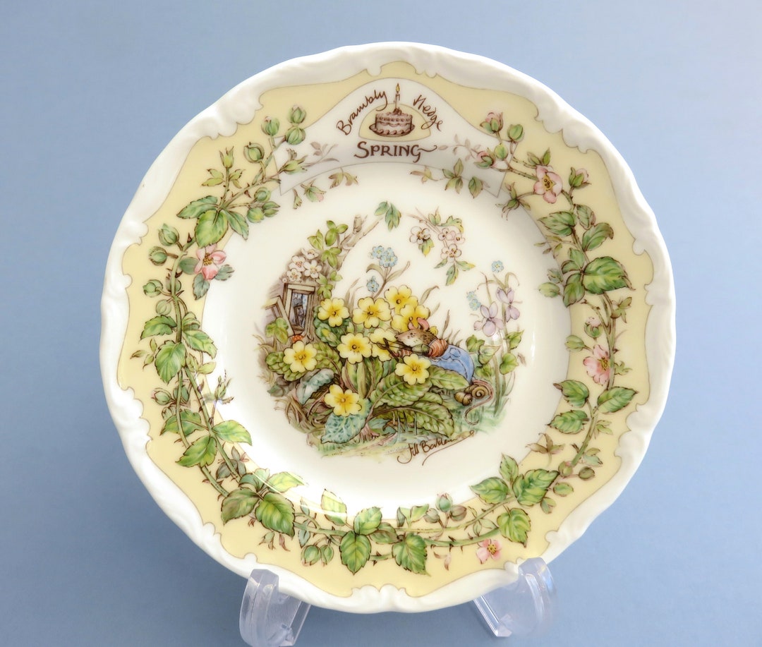 Brambly Hedge Spring Tea Plate by Royal Doulton, a Pretty Vintage Tea ...