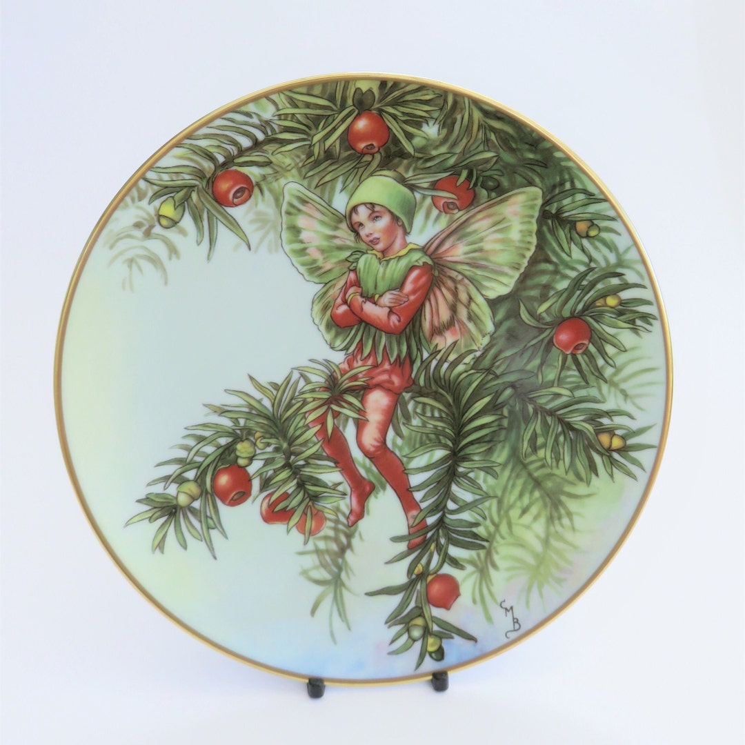Yew Fairy Plate Vintage Flower Fairy Plate From Gresham's the Flower ...