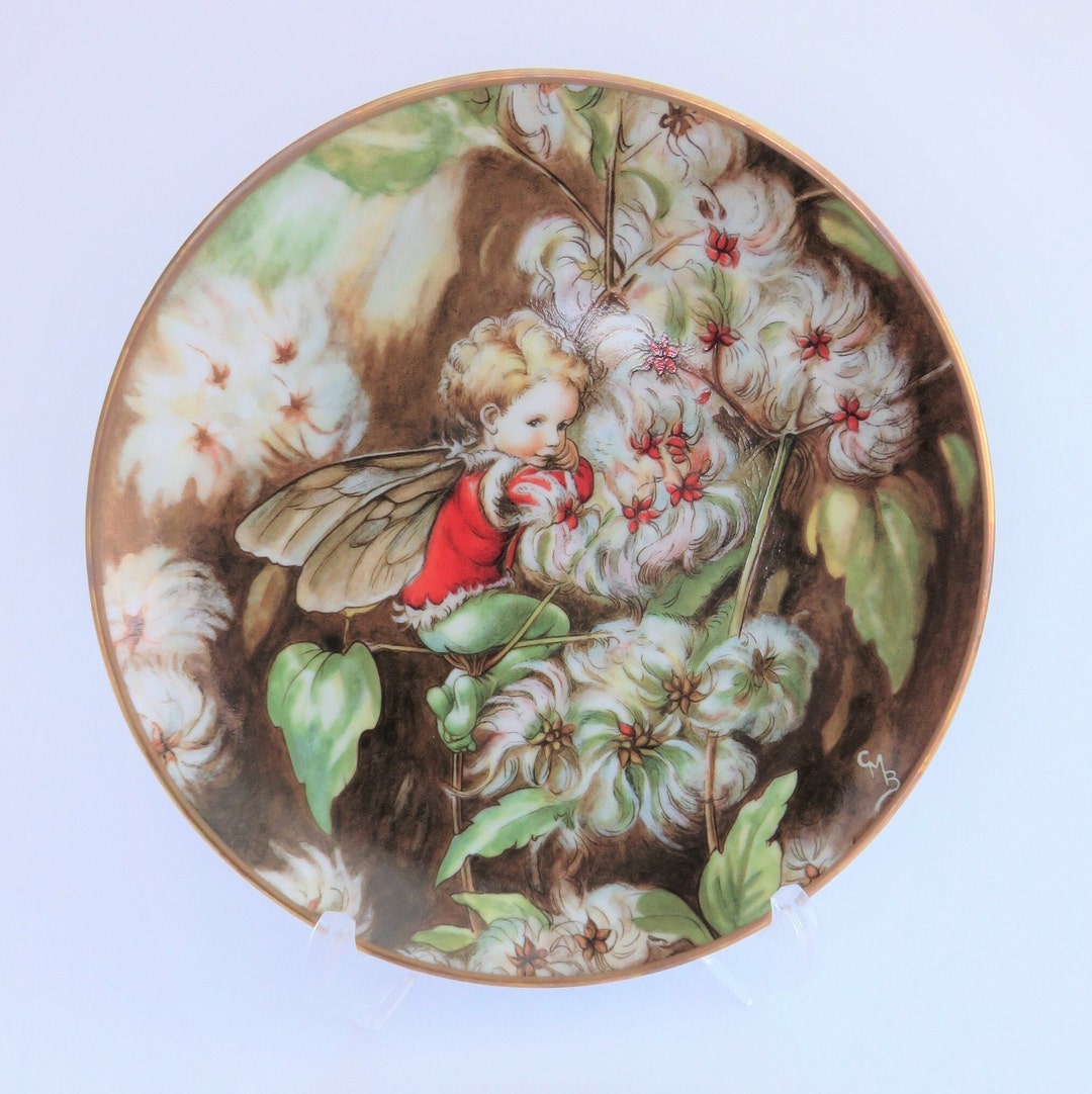 Old Man's Beard Fairy Plate Vintage Flower Fairy Plate From Gresham's ...