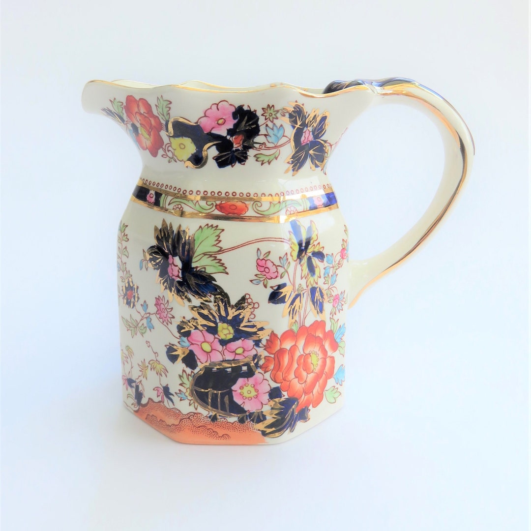 Masons Ironstone Mandarin Pattern Fenton Jug 12 Cm. A Beautiful Vintage ...