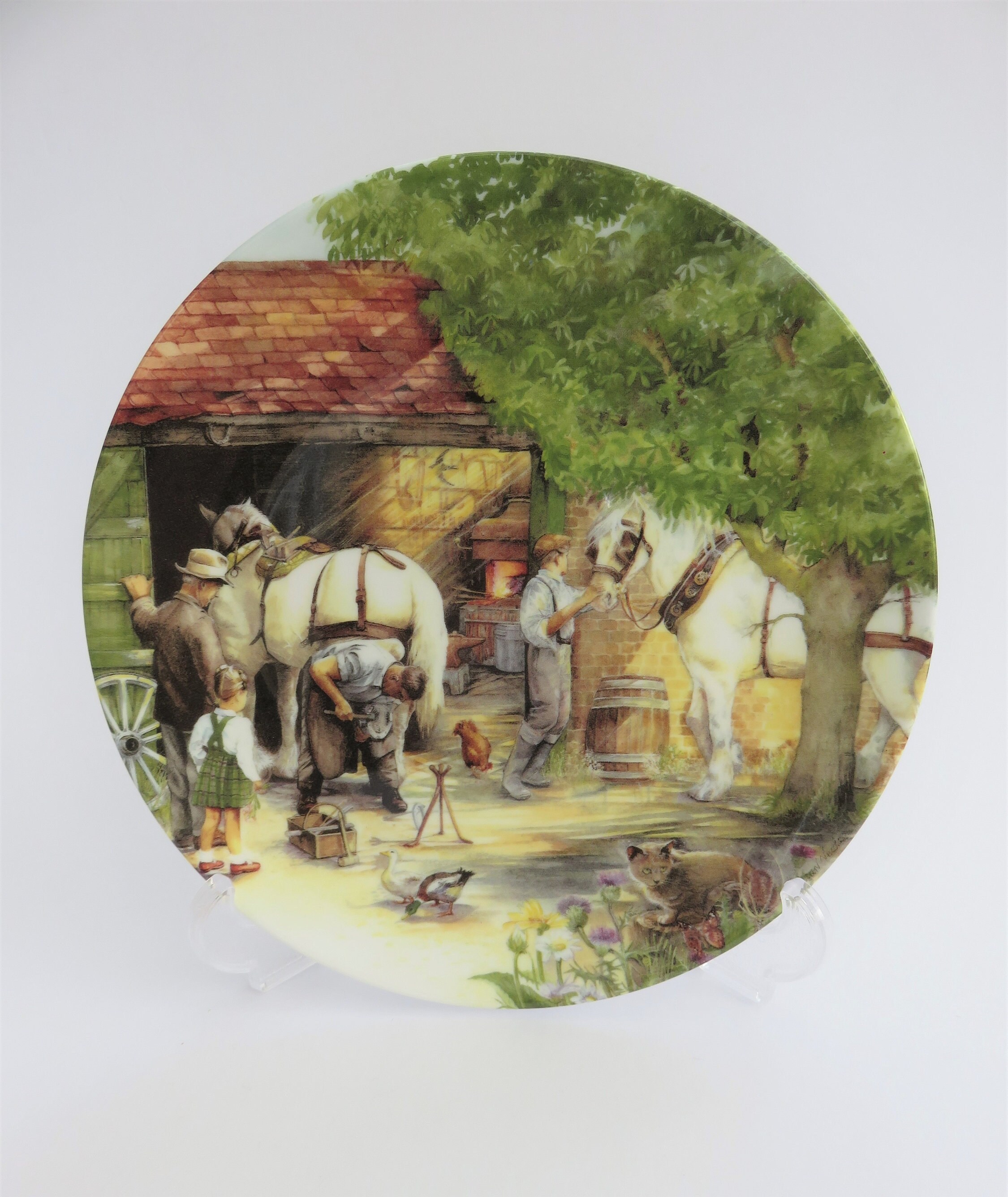 Royal Doulton the Blacksmith Plate First Issue Old Country - Etsy