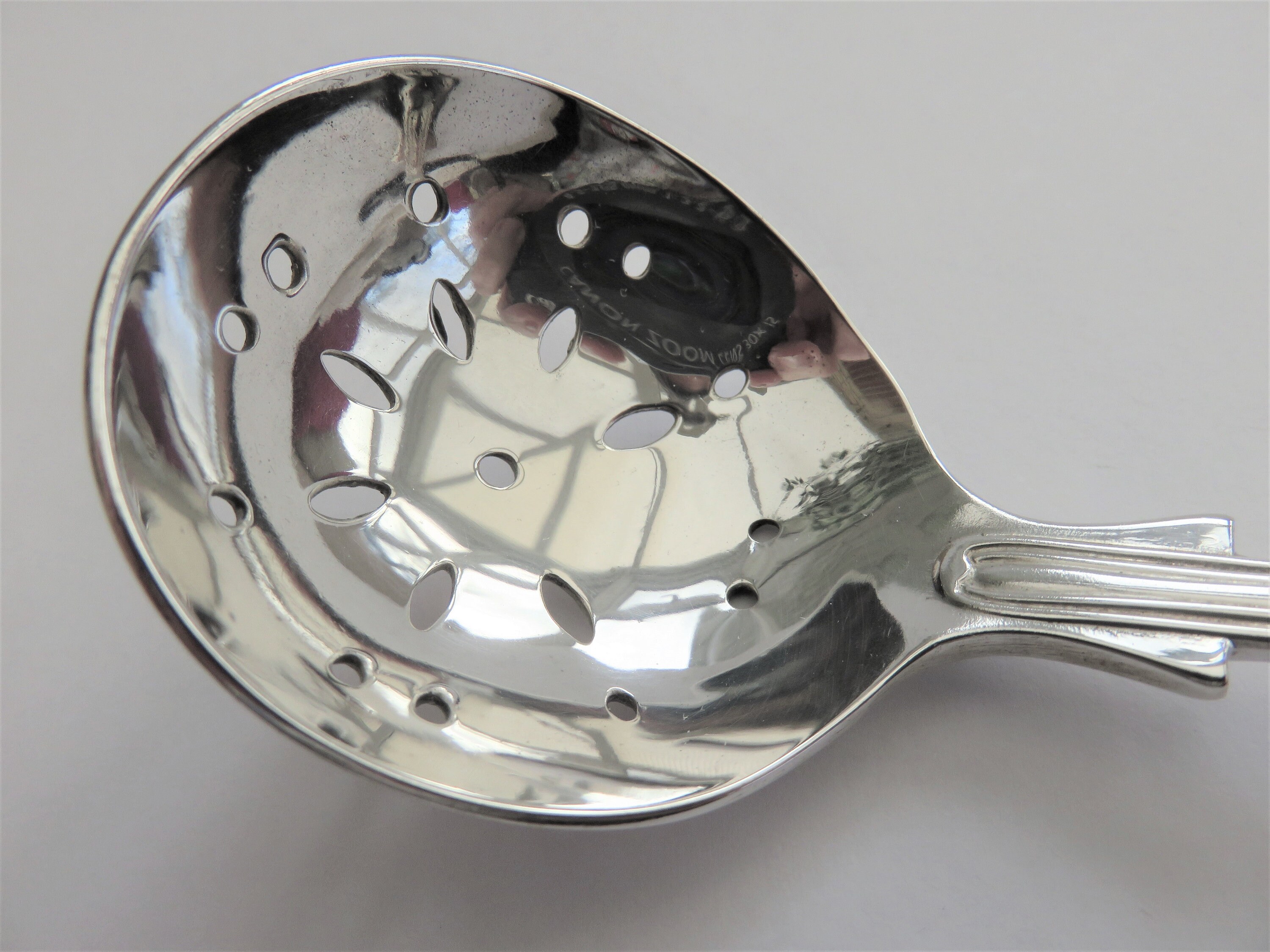 Vintage Sugar Sifter Spoon, Silver Plated With Kings Pattern Decorative ...