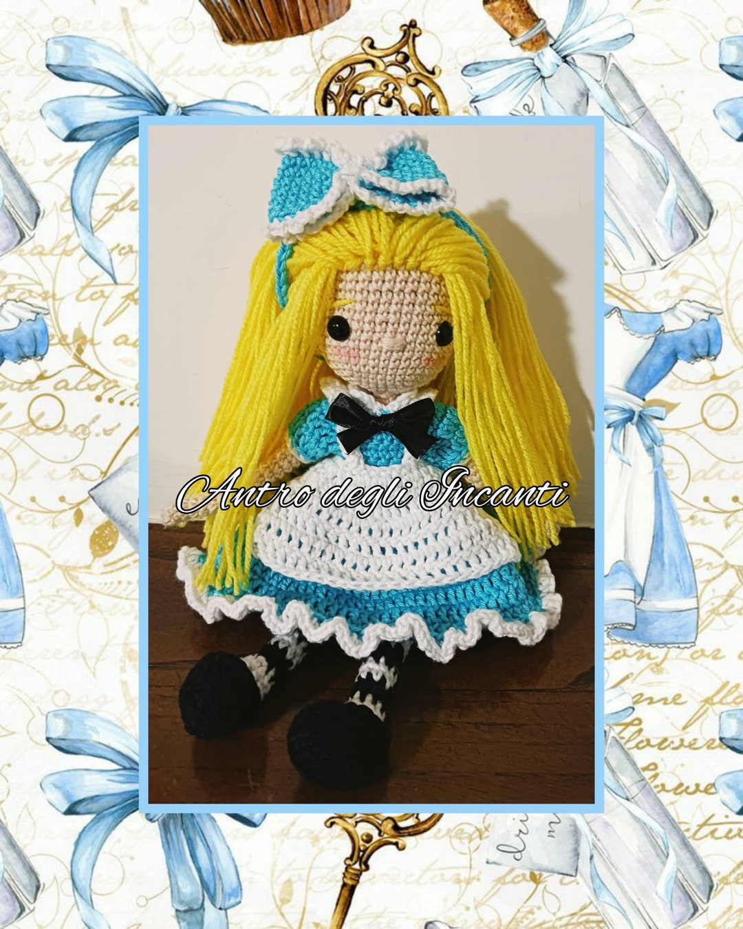 Alice Amigurumi Doll //alice Amigurumi Doll - Etsy