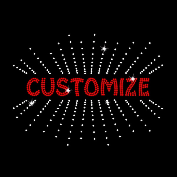 Rhinestone Starburst Template - Etsy