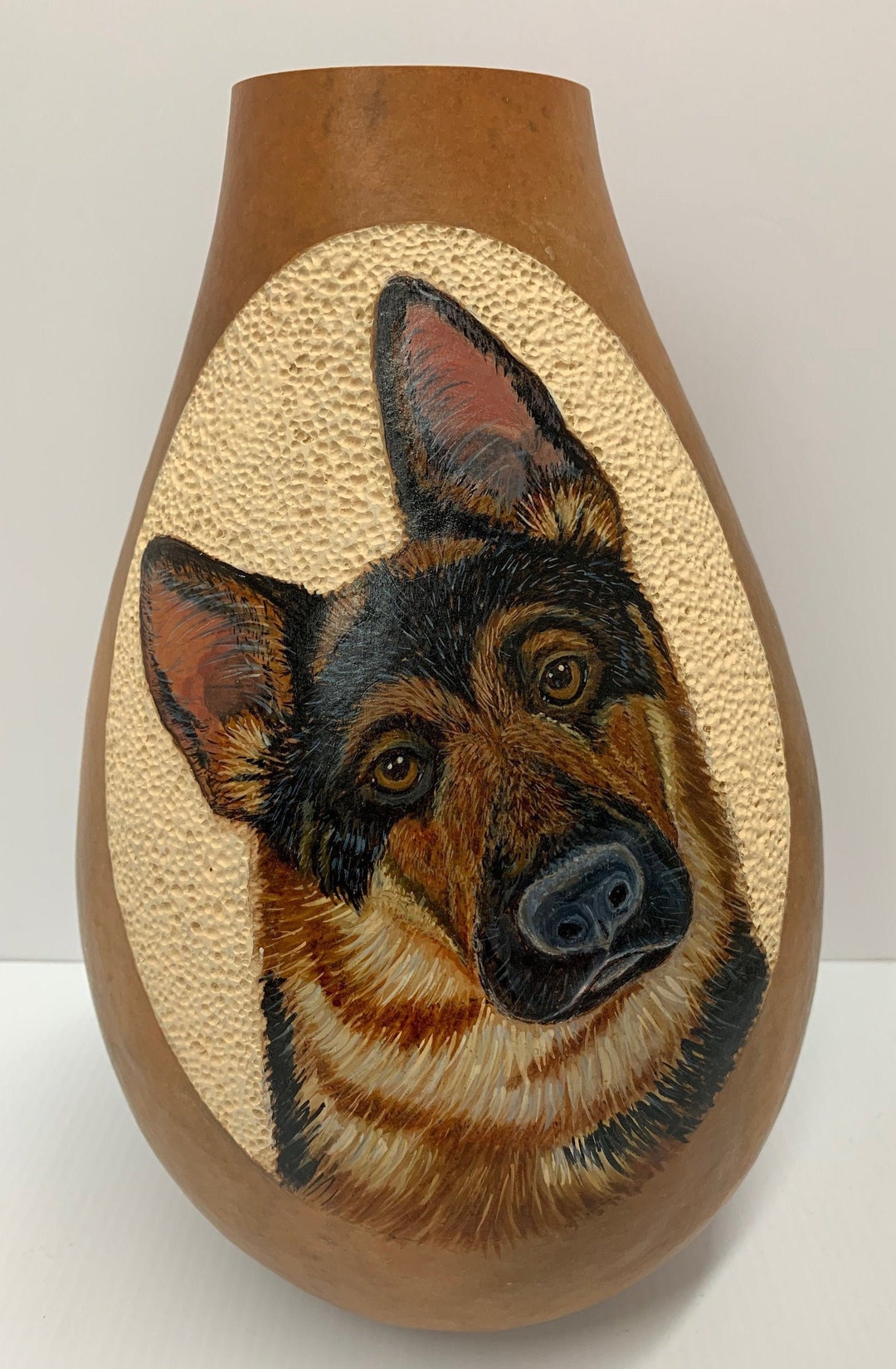 Your Pet's Portrait Hand Painted Gourd - Etsy