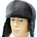 Faux Fur Ear Flap Hat Ushanka Men's Winter Bomber Cap Black - Etsy