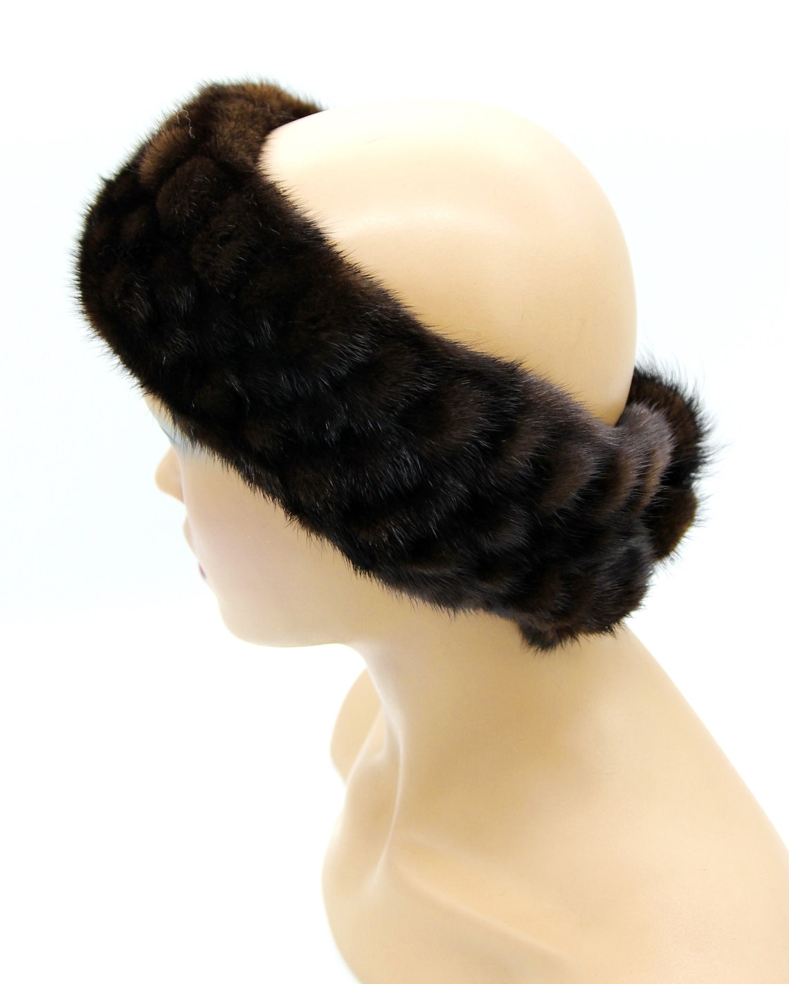 Headband made of mink fur fur headband mink headband mink | Etsy