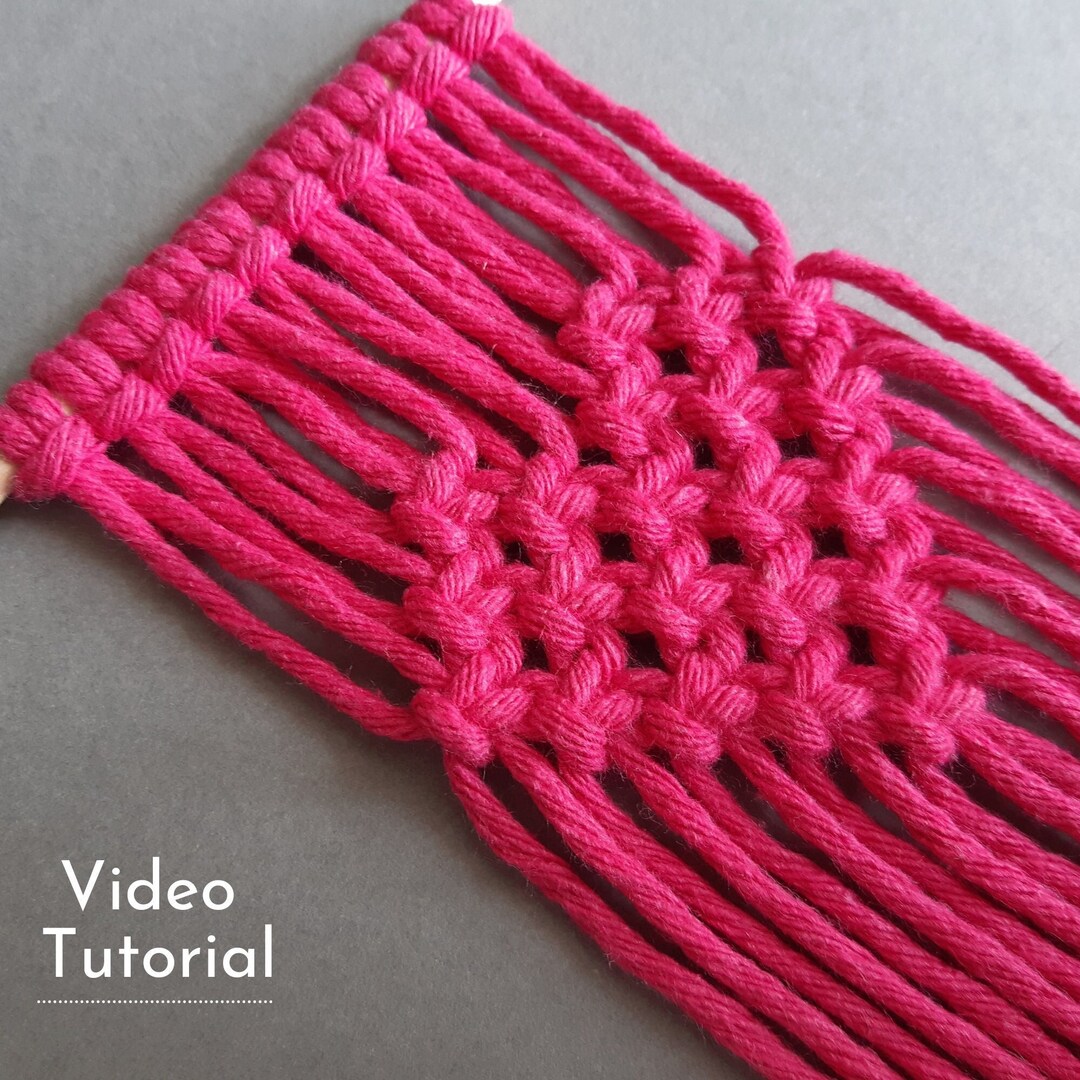 Macrame Heart Video Tutorial - Etsy