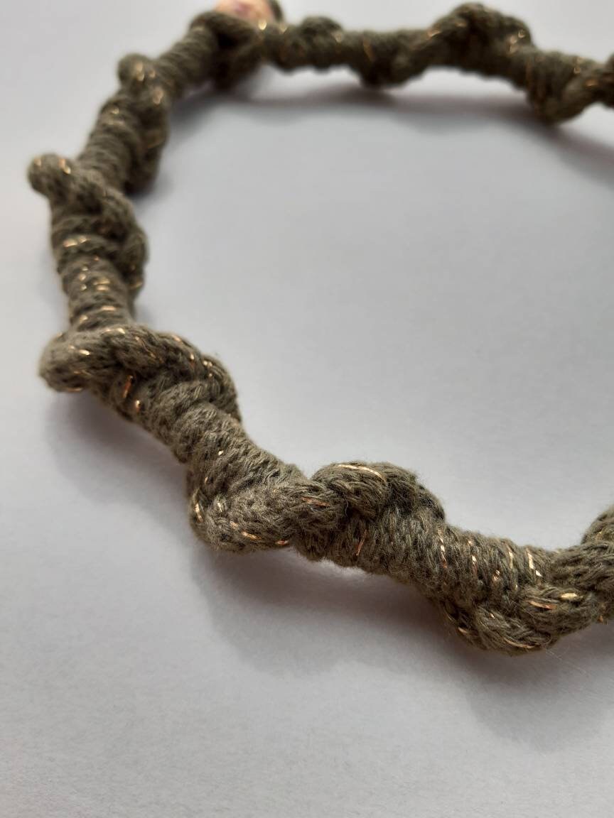 Macrame Necklace Tutorial Video Pattern for a Macrame Twist - Etsy