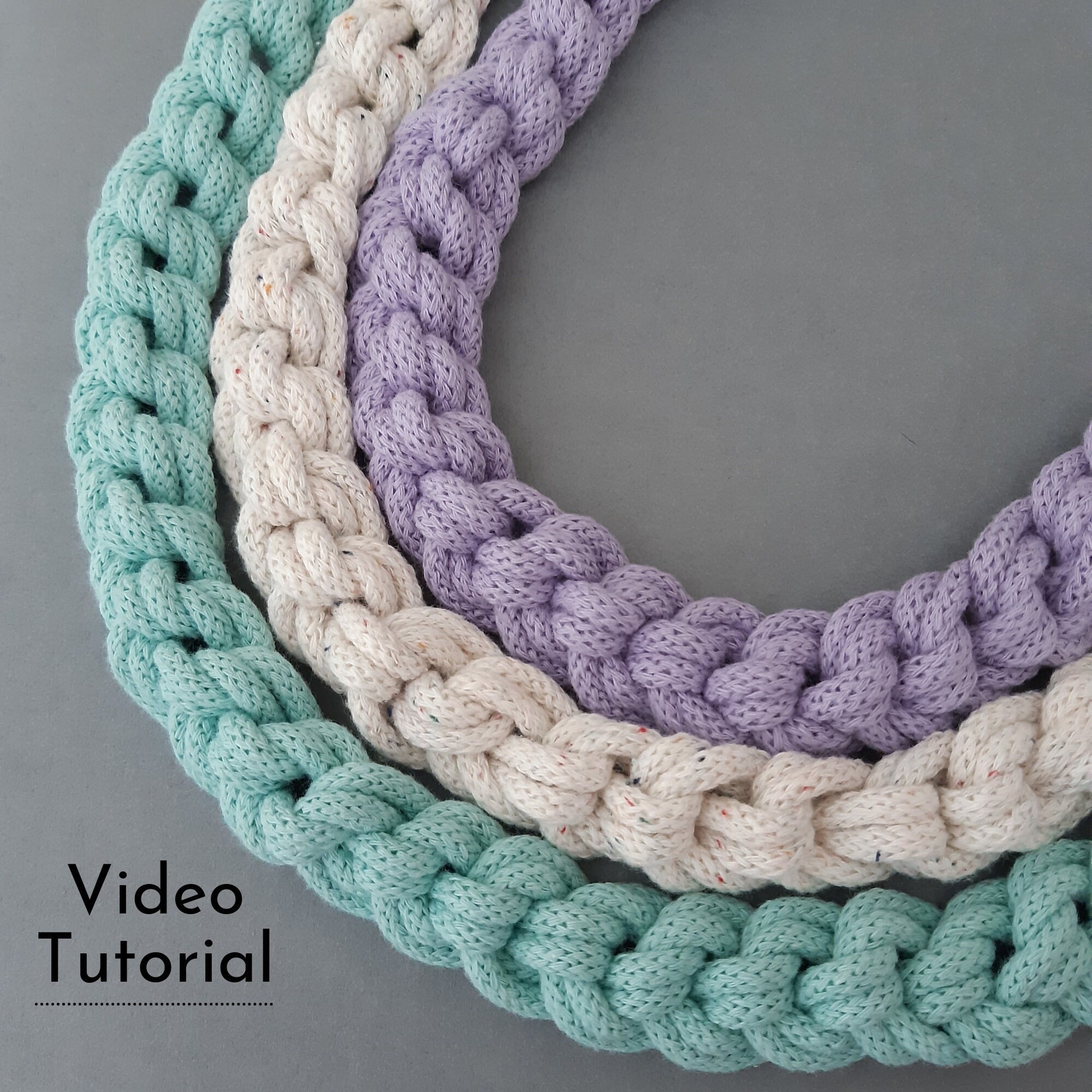 Macrame Necklace Tutorial Video Pattern for a Macrame Loopy - Etsy