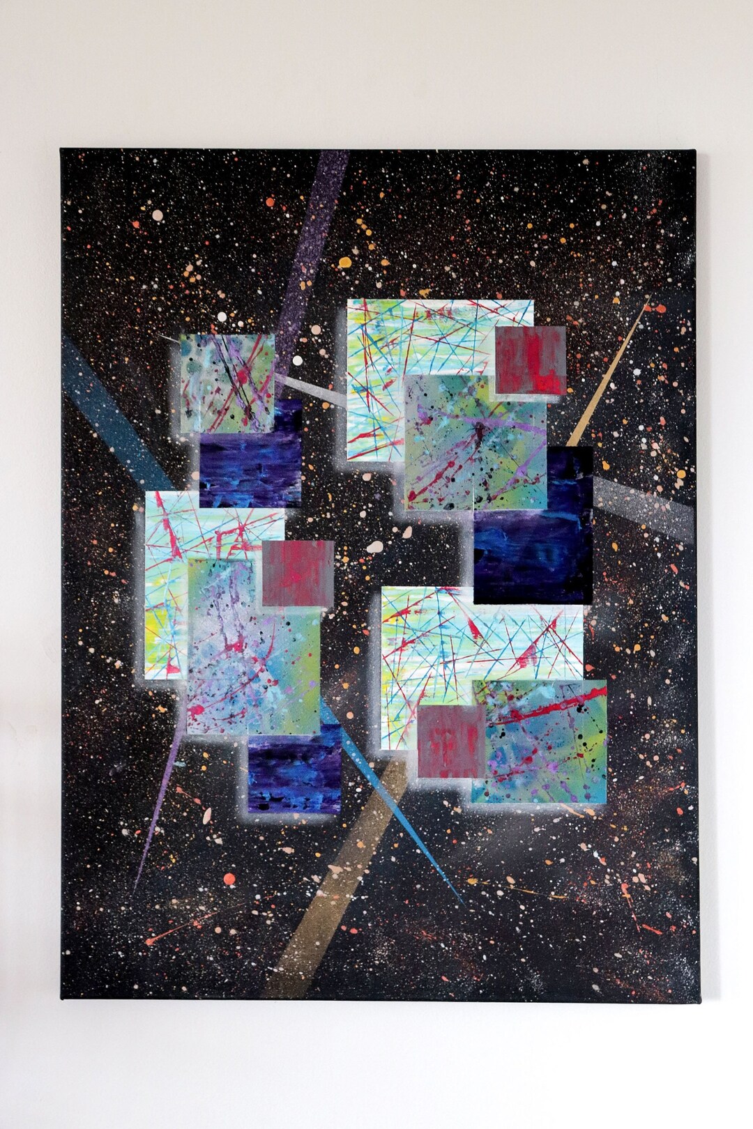 Abstract Painting 3D / Large Wall Art Print / Wall Decor / Home ...