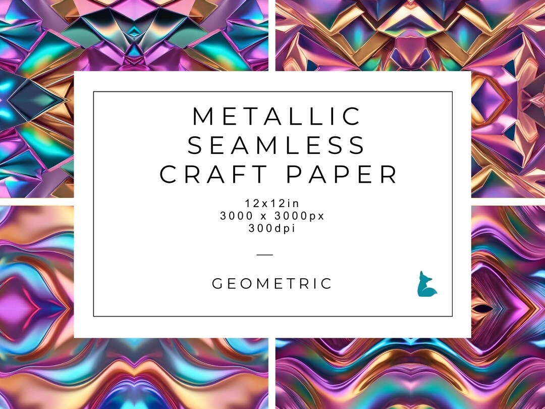 Metallic Seamless Craft Paper Bright Wallpaper Repeating Pattern ...