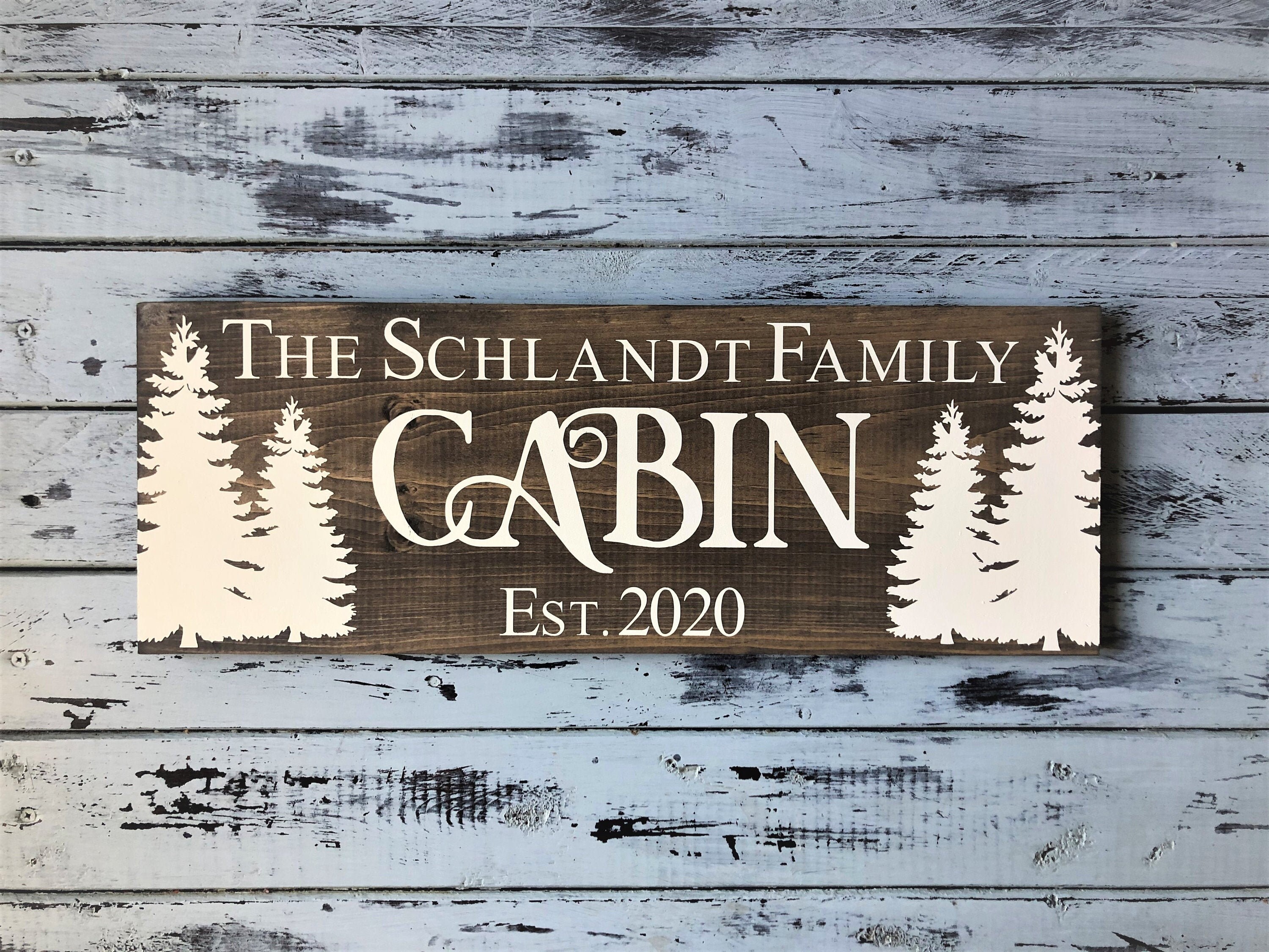 Outdoor Est. House Sign - Etsy