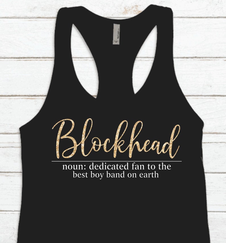 Blockhead Tee Tank New Kids Inspired NEON - Etsy
