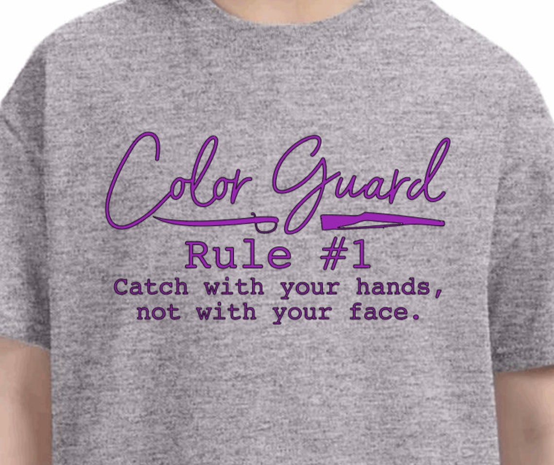 Color Guard: Catch With Your Hands Not Your Face. - Etsy