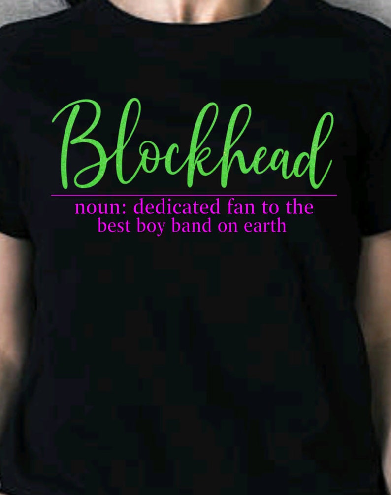 Blockhead Tee Tank New Kids Inspired NEON - Etsy