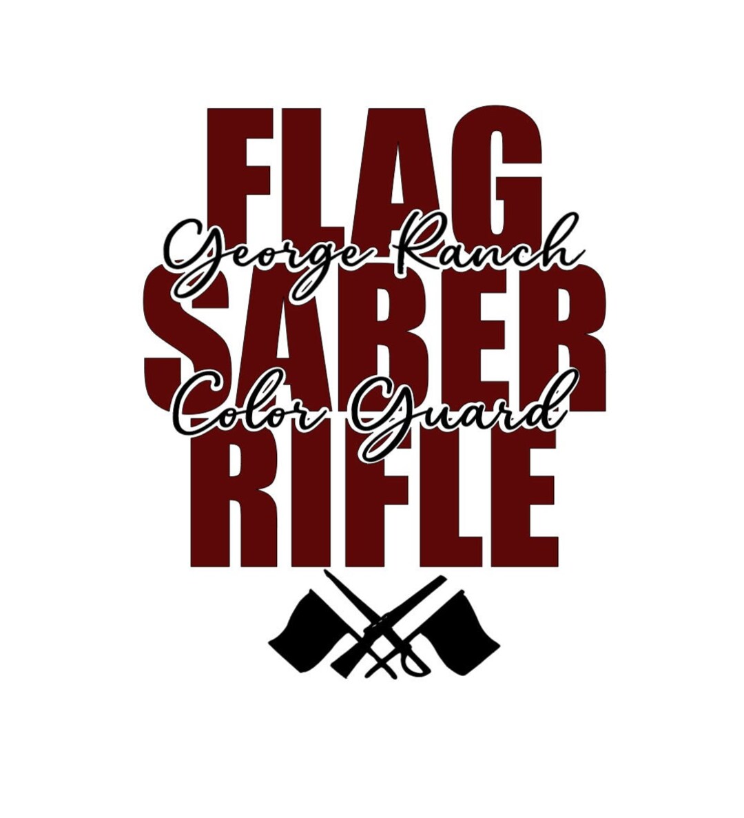 Personalized FLAG SABER RIFLE Color Guard School Spirit Tee - Etsy