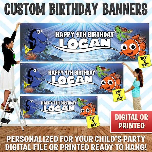 Finding Nemo Banner - Etsy