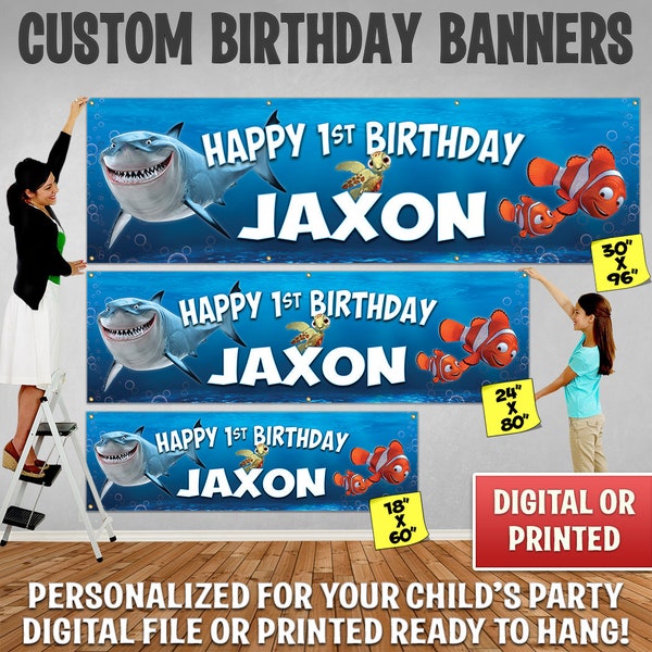 Finding Nemo Banner - Etsy