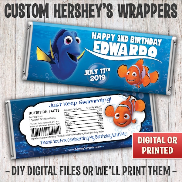 Finding Nemo Label - Etsy