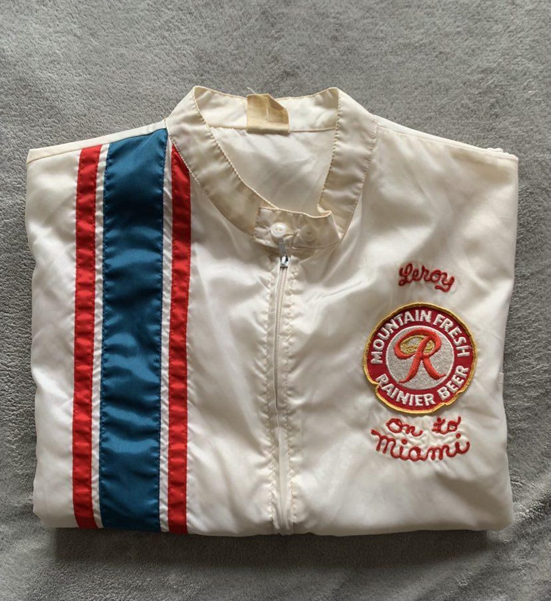 Vintage Rainier Beer Lightweight Cruiser/racing-style Jacket. Large. - Etsy