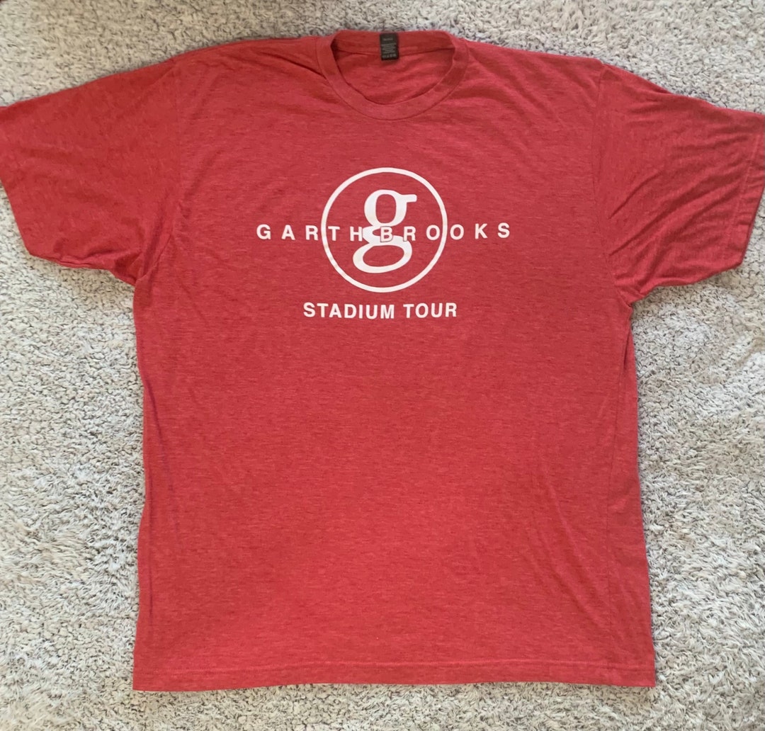 Garth Brooks Stadium Tour Concert T-shirt. Tultex. - Etsy