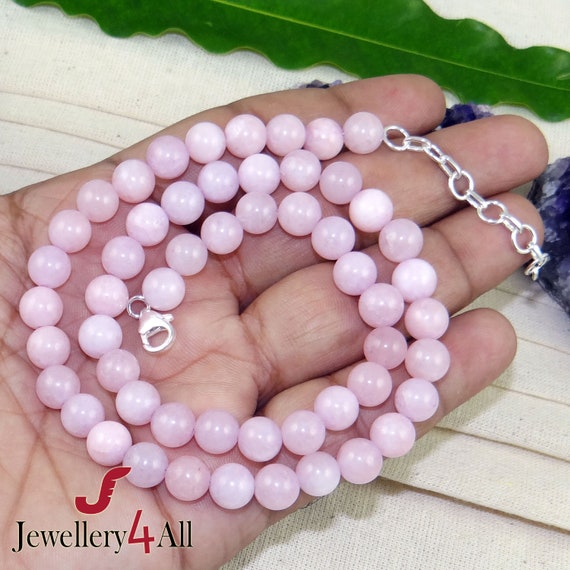 Kunzite bead necklace store
