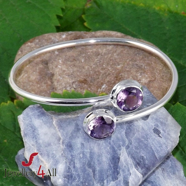 Amethyst Bangle - Etsy