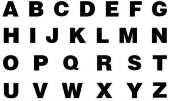 Leather Block Letter/number 1 Inch | Etsy