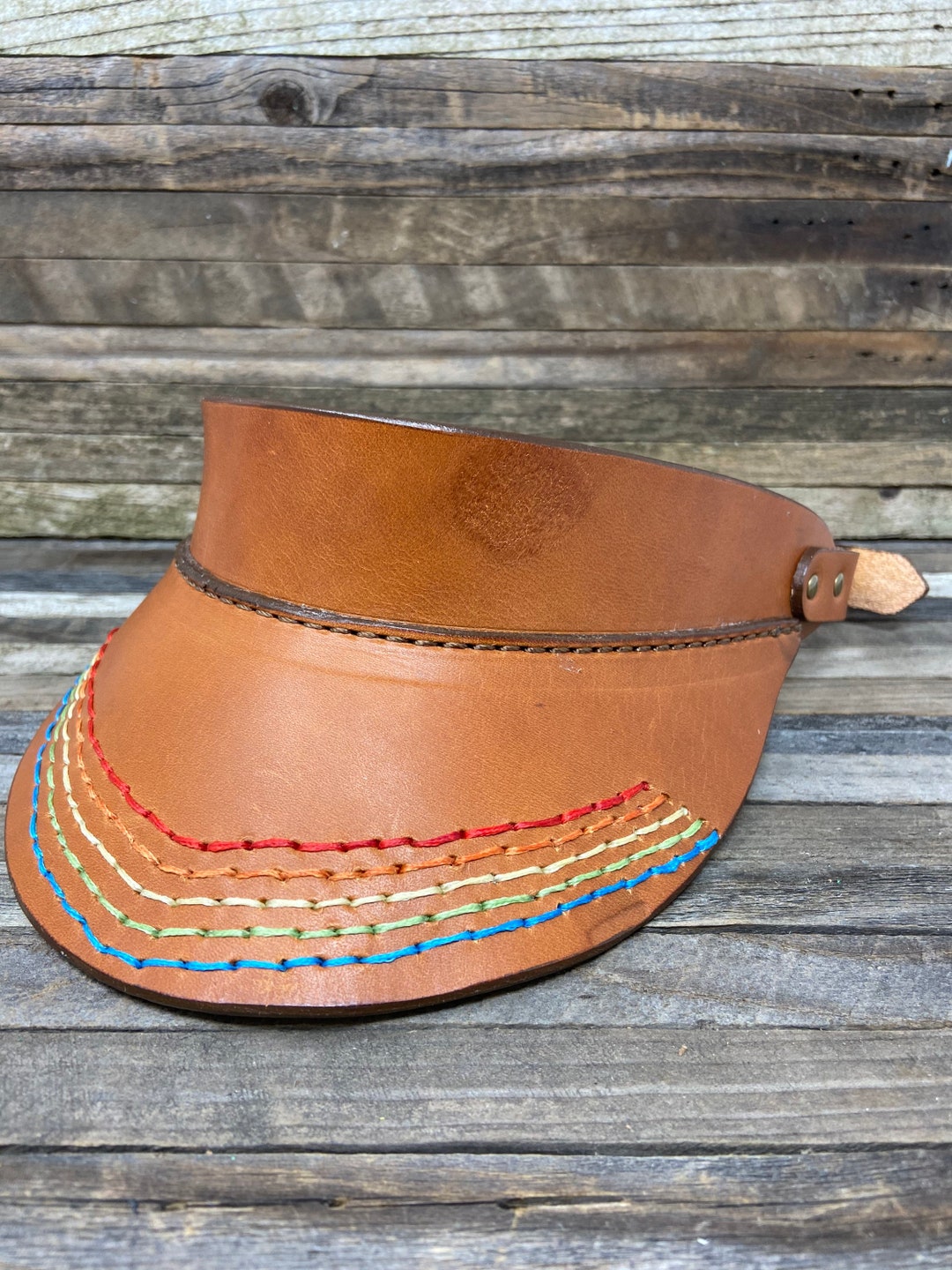 Leather Visor Original Cut Custom - Etsy