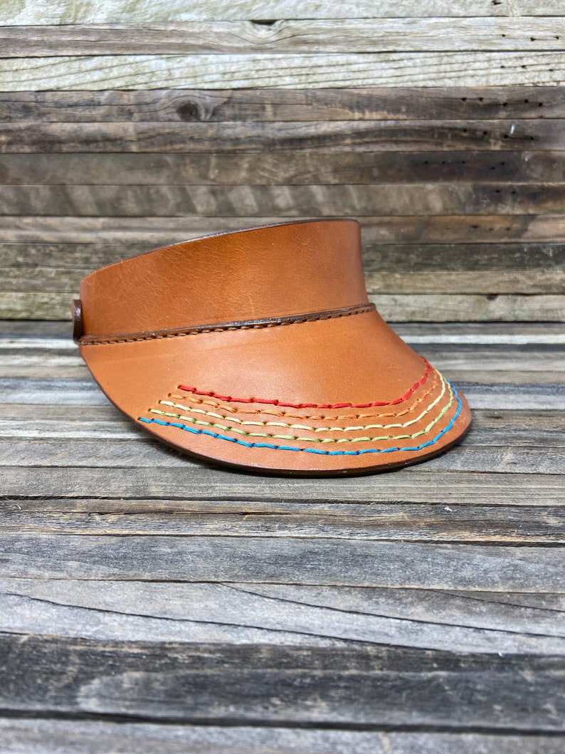Leather Visor Original Cut Custom - Etsy